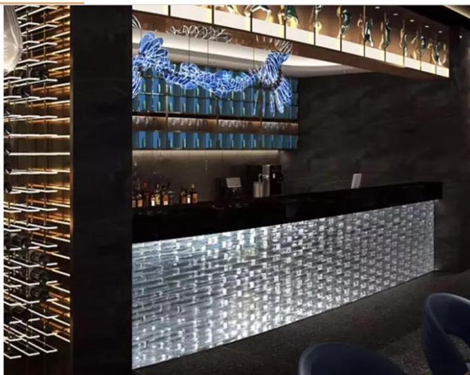 Translucent Clear Glass Blocks Hollow Heat Insulation Frost Resistant