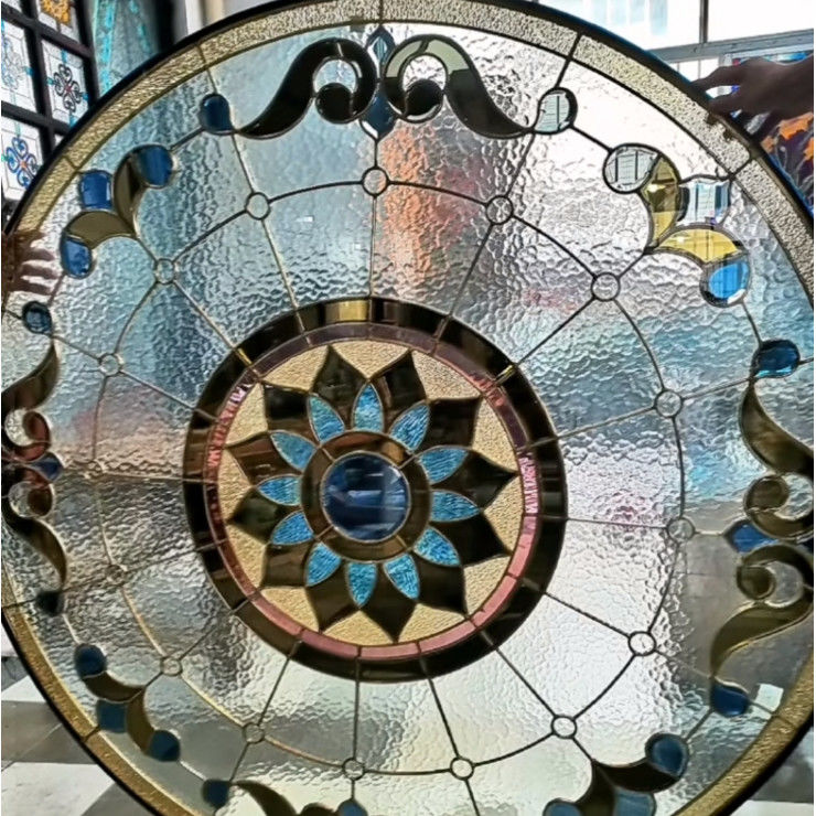 Islam Stained Glass Dome Triple Glazing Tempered Stained Glass Dome For ...