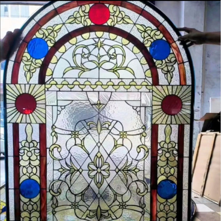 Customized Stained Art Colored Glass For Church Door Or Window