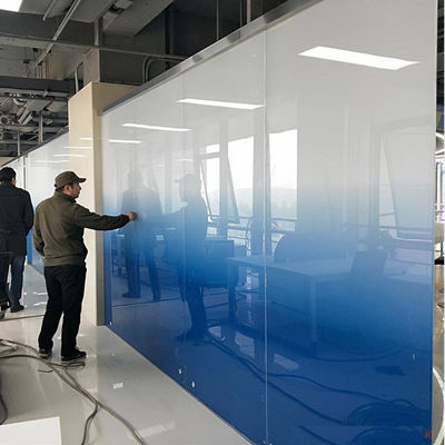 Building Tempered Art Glass , Opaque Colored Glass Gradient