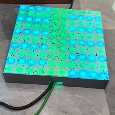 Full Color LED Abyss Floor Tile Light 3D Induction Floor Tile Bar Dance ...