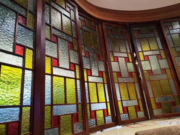 5MM Tempered Fluted Pattern Glass Ultra Low Iron Tempered Figured ...
